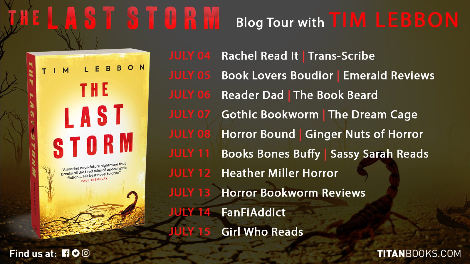Excerpt - The Last Storm by Tim Lebbon | FanFiAddict