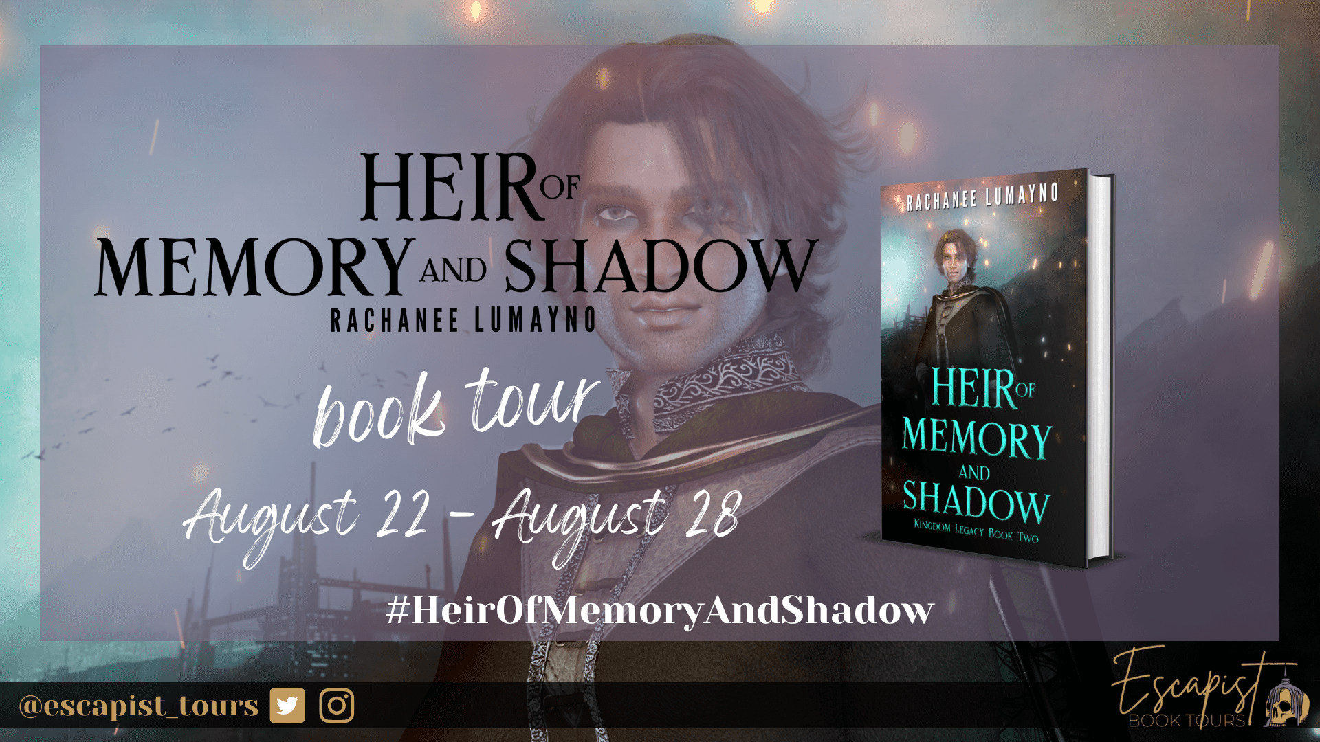 Book Tour & Guest Post: Heir of Memory and Shadow (Kingdom Legacy #2) by Rachanee Lumayno ...