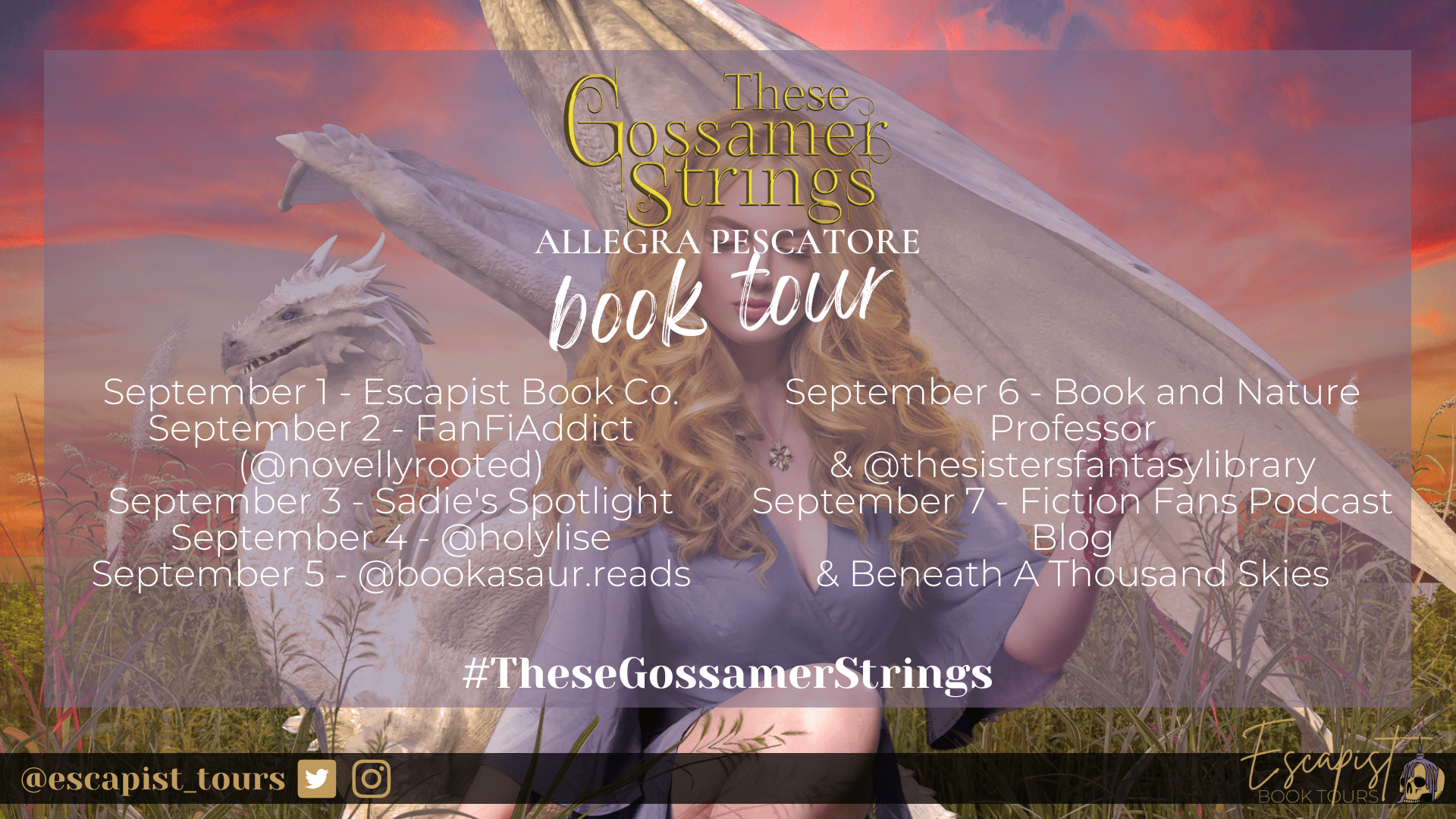 Book Tour Review: These Gossamer Strings (The Last Gift #3) by Allegra ...