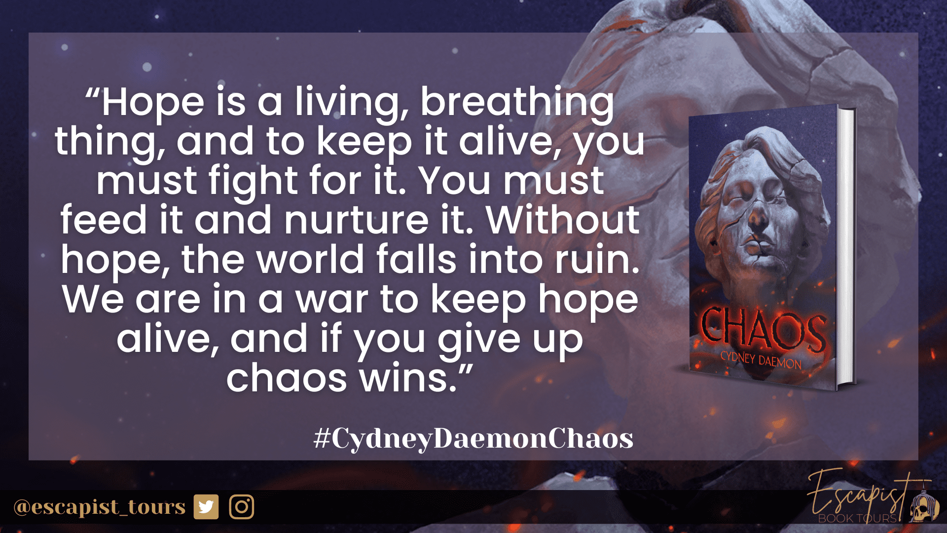 Book Tour and Guest Post: Chaos (Chaos #1) by Cydney Daemon | FanFiAddict