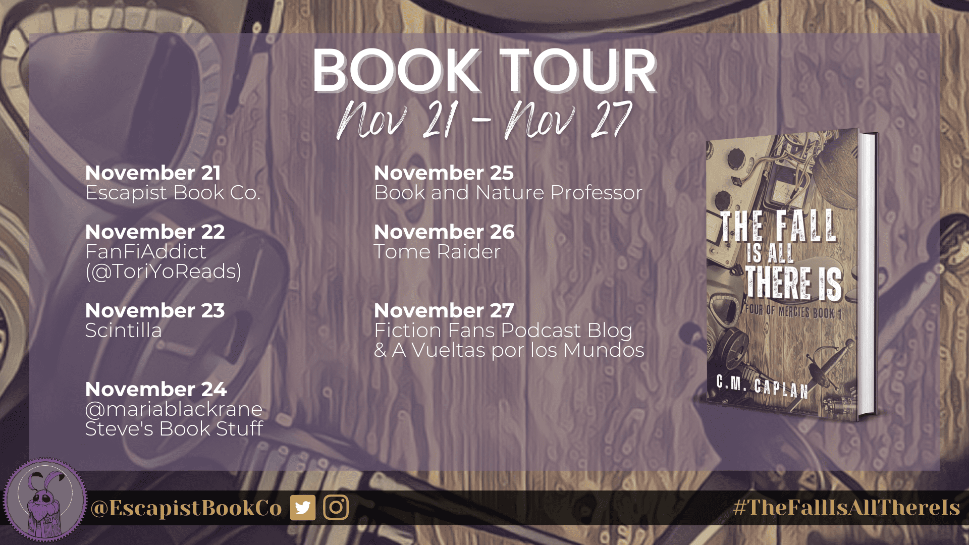 Book Tour and Guest Post: The Fall is All There Is (Four of Mercies ...