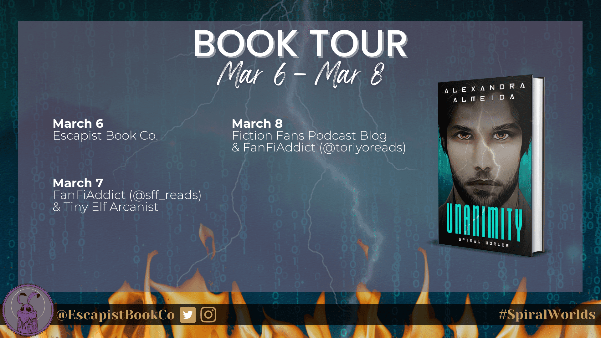 Book Tour Review: Unanimity (Spiral Worlds) by Alexandra Almeida | FanFiAddict
