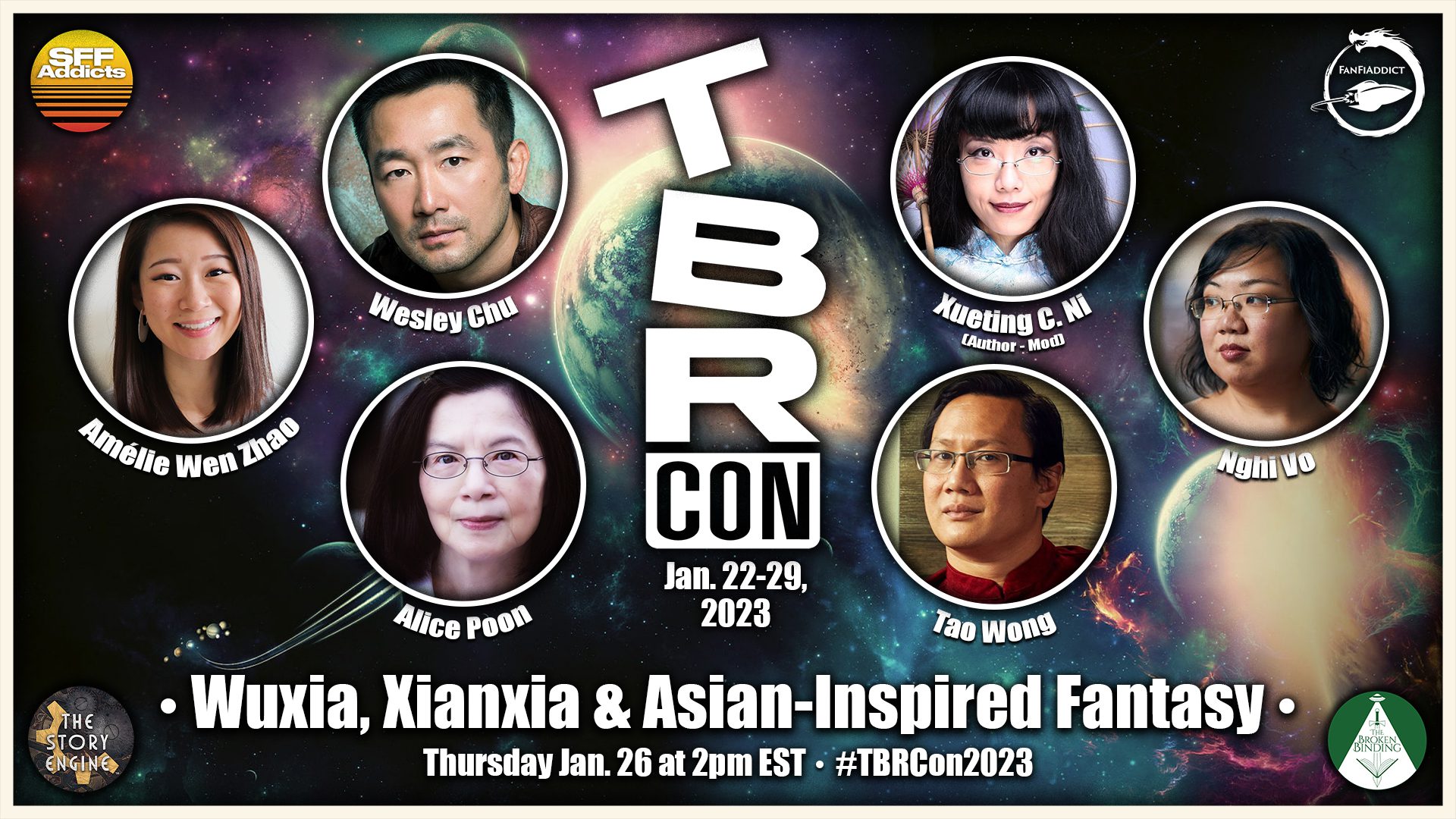Wuxia, Xianxia & Asian-Inspired Fantasy | TBRCon2023 Author Panel
