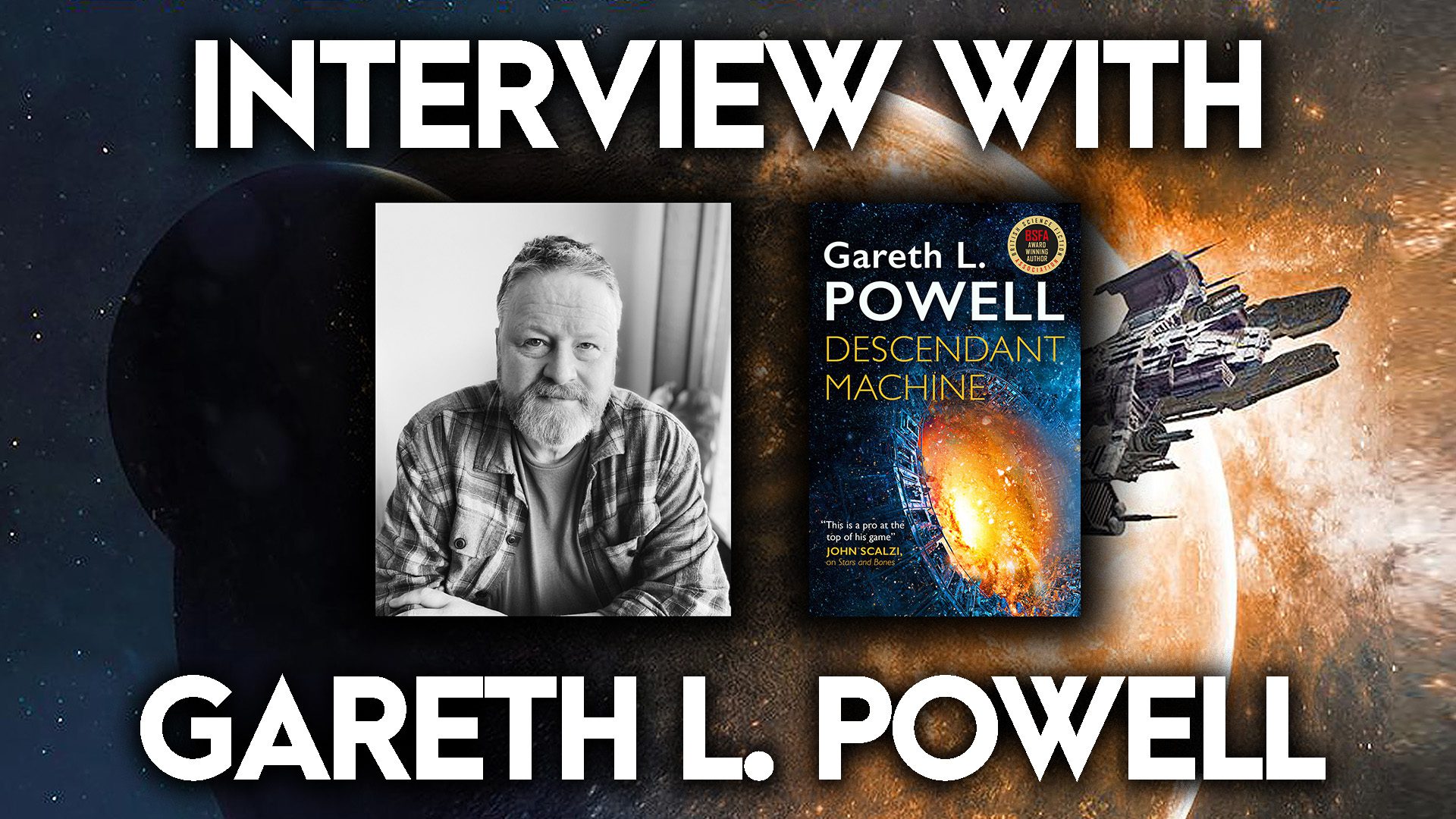 Author Chat: Gareth L. Powell (Descendant Machine) | FanFiAddict