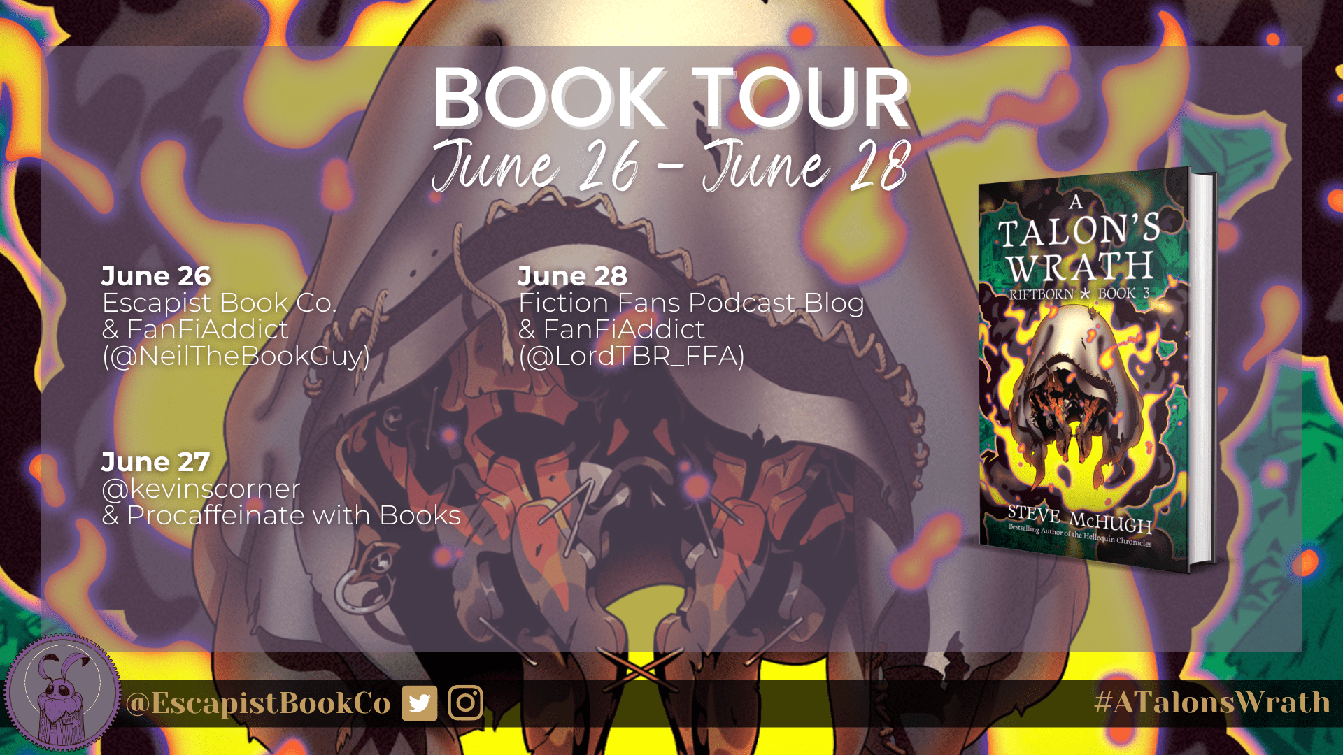 BOOK TOUR: A Talon's Wrath (Riftborn #3) by Steve McHugh - Excerpt ...