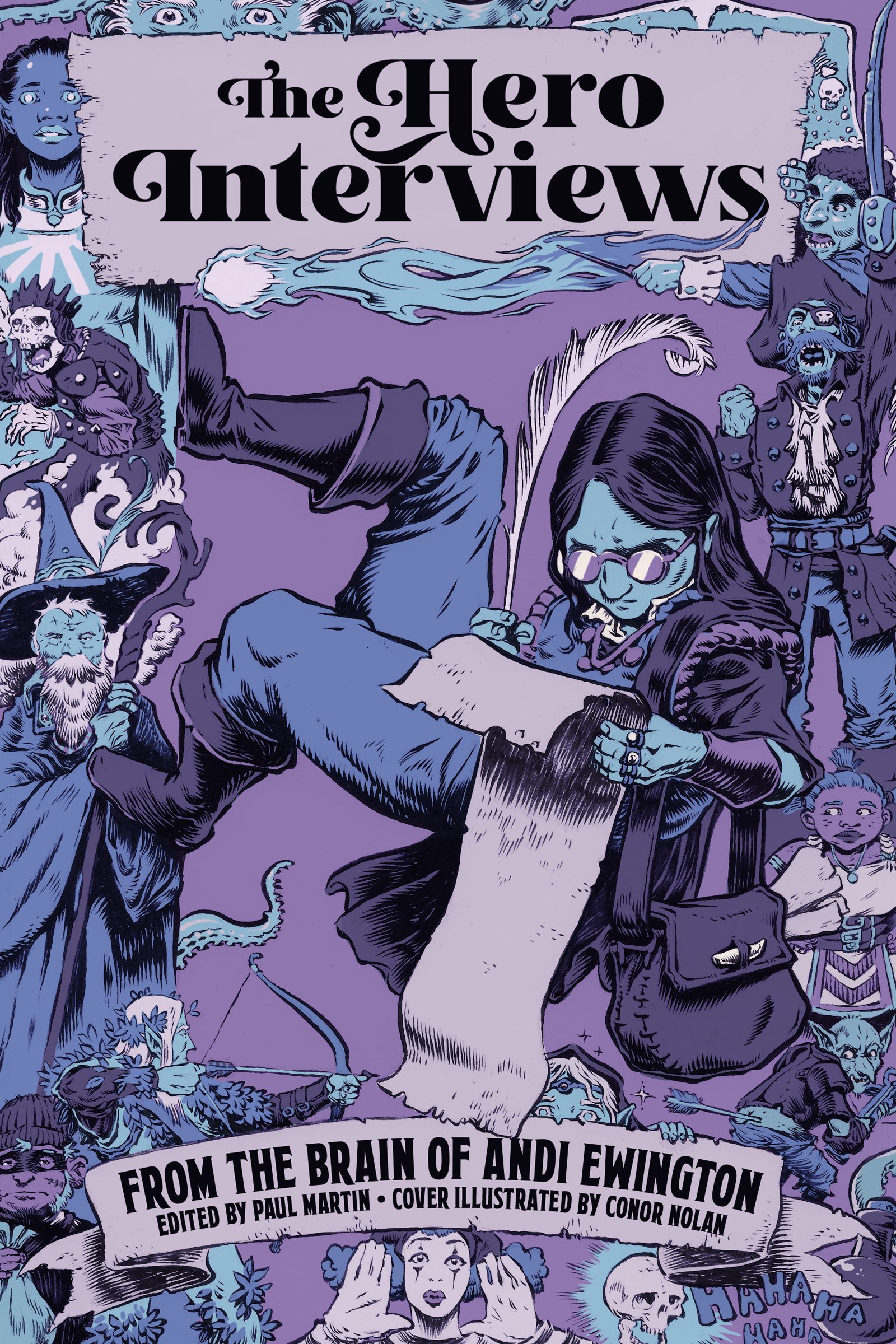 BOOK TOUR: The Hero Interviews by Andi Ewington - Audio Excerpts | FanFiAddict