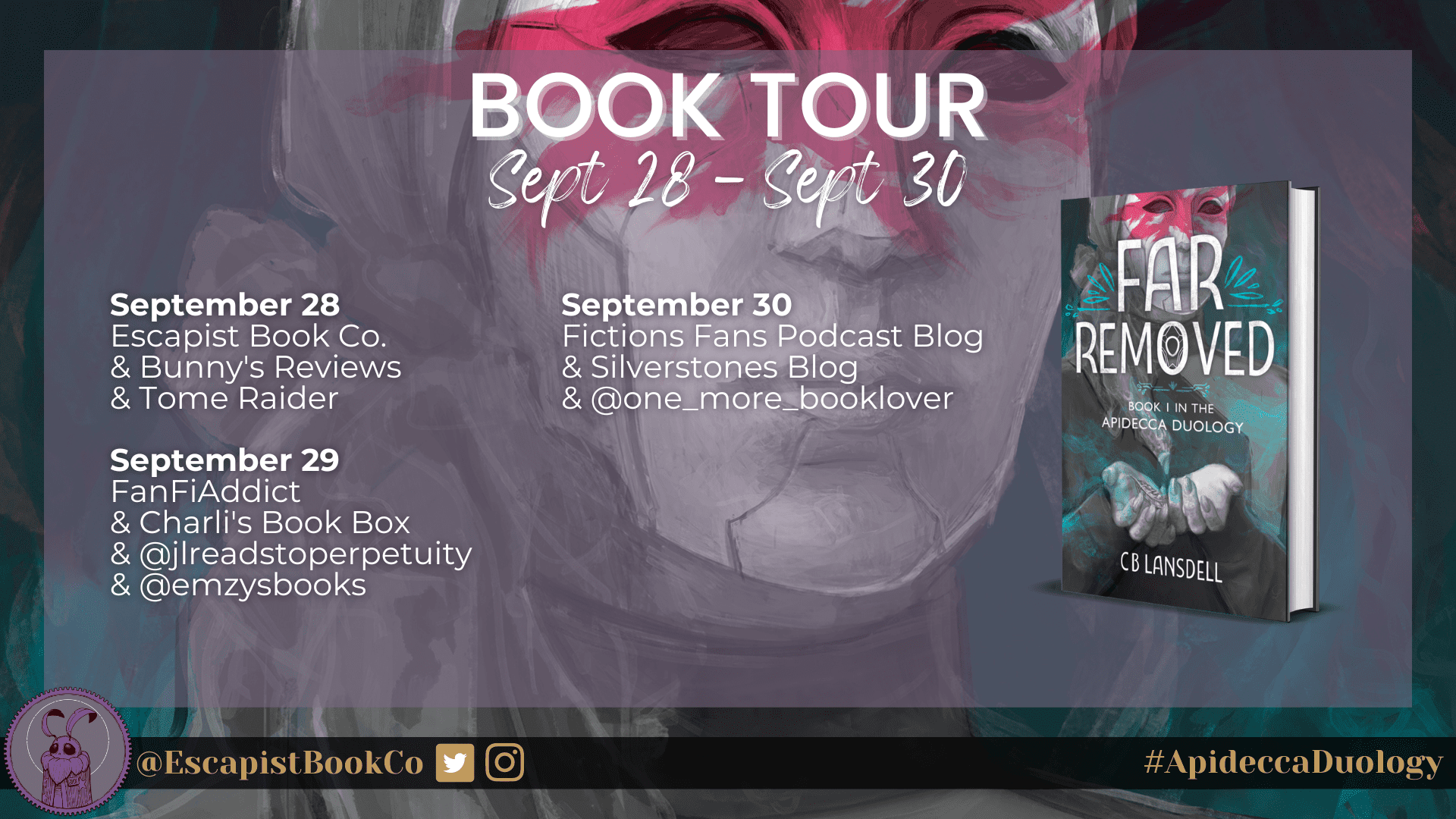 BOOK TOUR: Far Removed (Apidecca Duology #1) by C.B. Lansdell - Excerpt | FanFiAddict