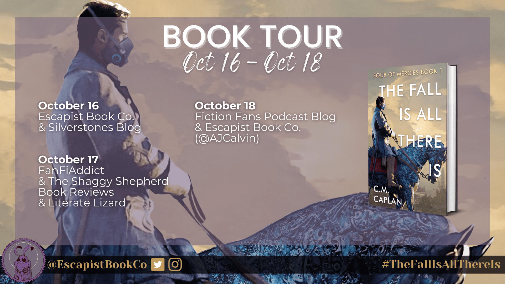 BLOG TOUR: The Fall is All There Is (Four of Mercies #1) by C.M. Caplan ...