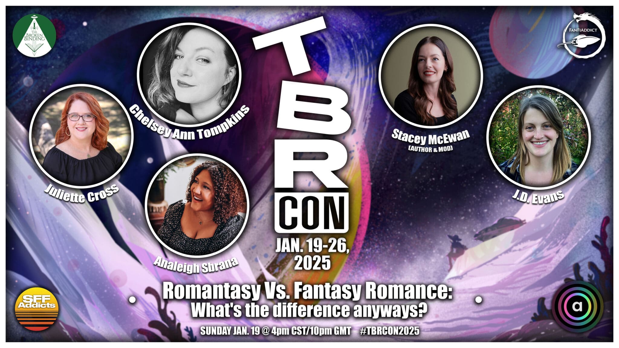 Romantasy vs. Fantasy Romance panel with Stacey McEwan, J.D. Evans ...