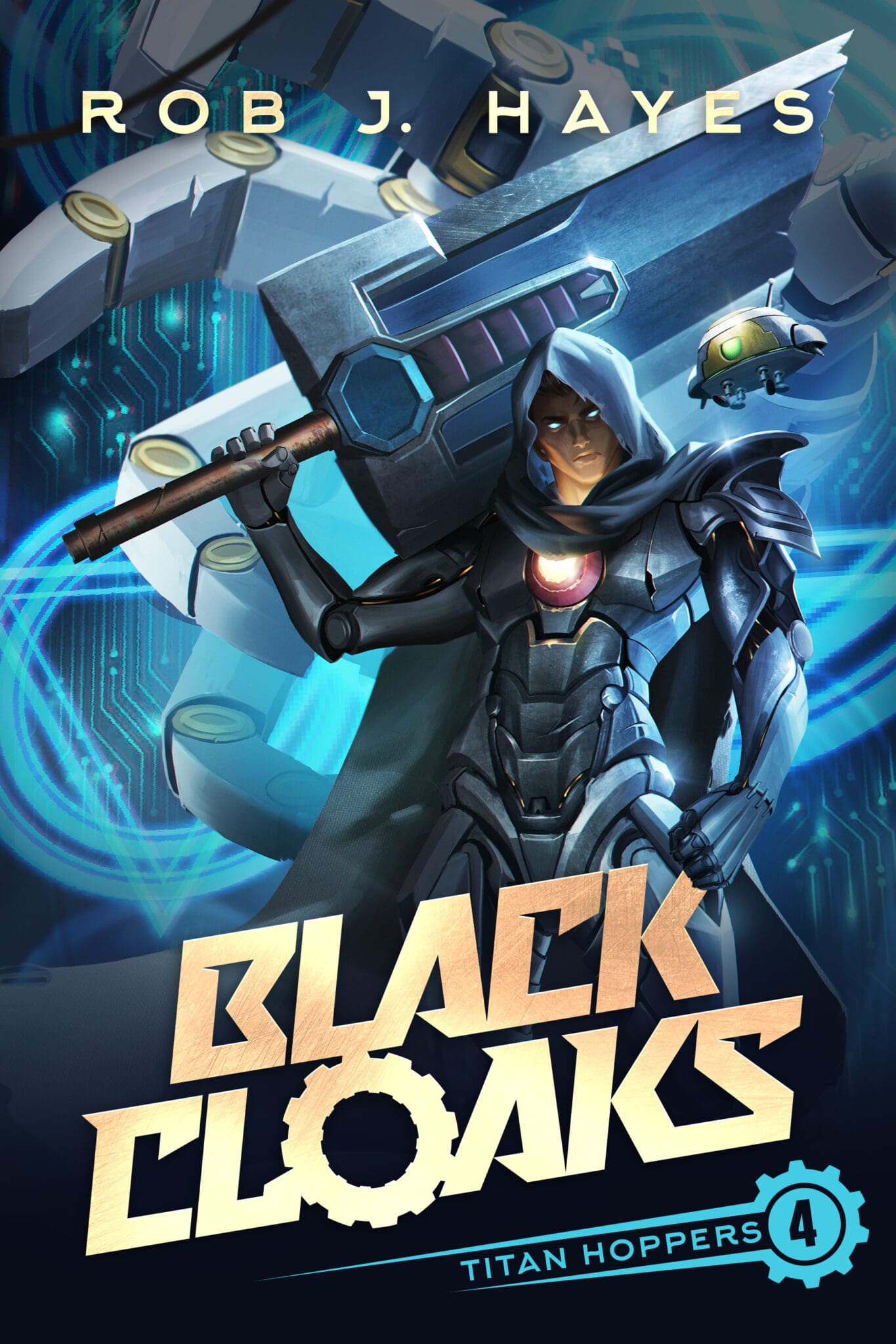 Cover Reveal: Black Cloaks (Titan Hoppers #4) by Rob J. Hayes | FanFiAddict