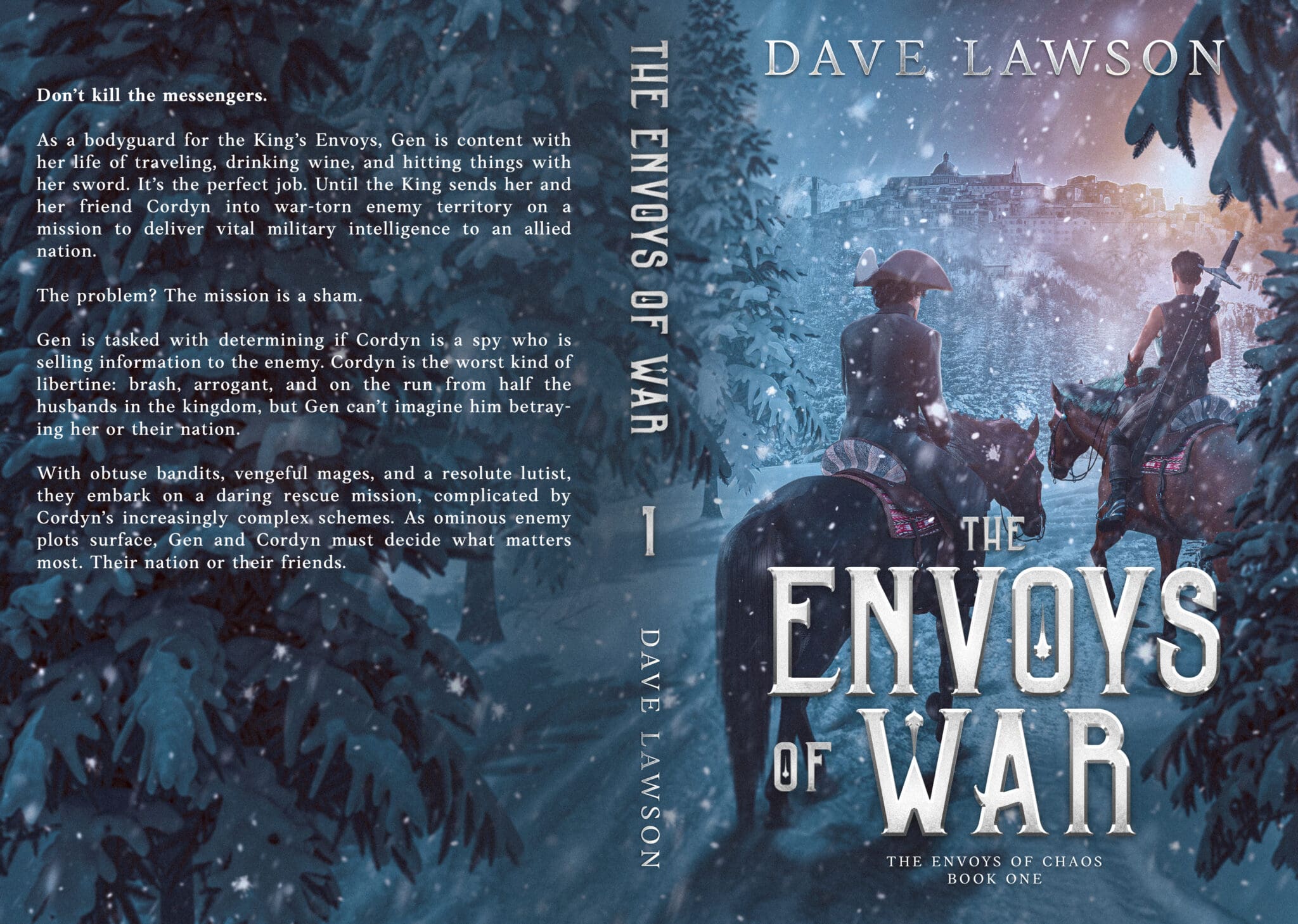 Cover Reveal: The Envoys of War by Dave Lawson | FanFiAddict